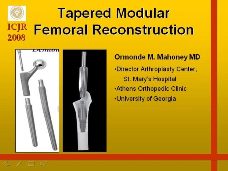 Insertion of a Modular Tapered Stem - Orthogate