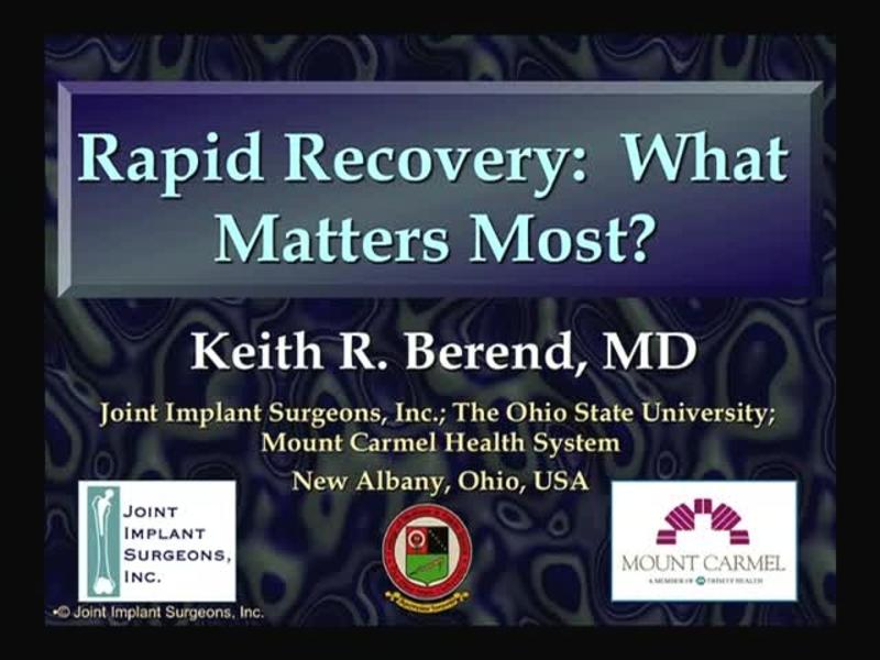 Rapid Recovery - What Matters Most - Orthogate